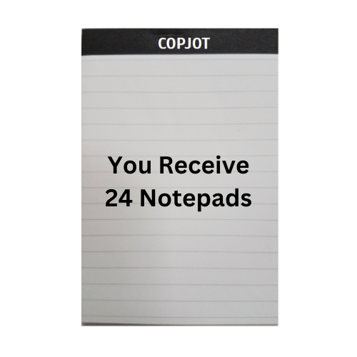 COPJOT Notepad Refill Pack | LINED Police Notepads – COPJOT Police ...